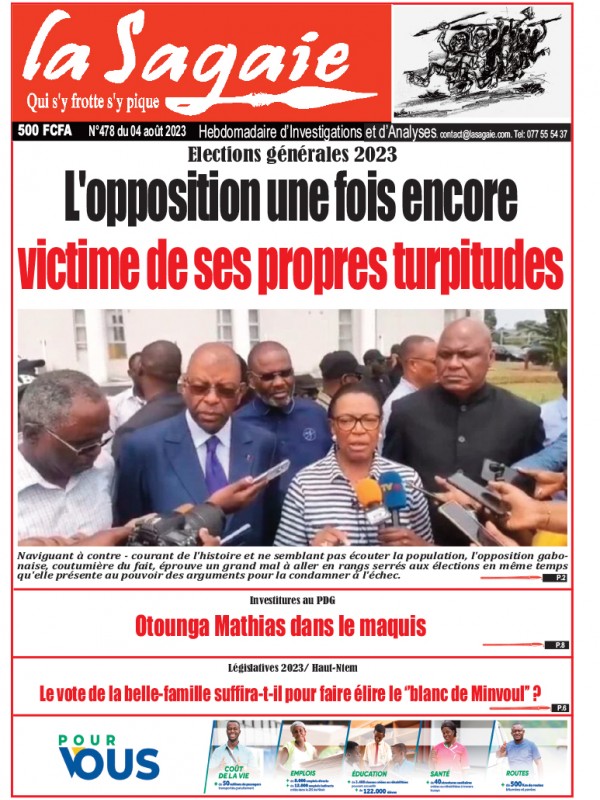 La SAGAIE 04/08/2023 - E-kiosque SODIPRESSE